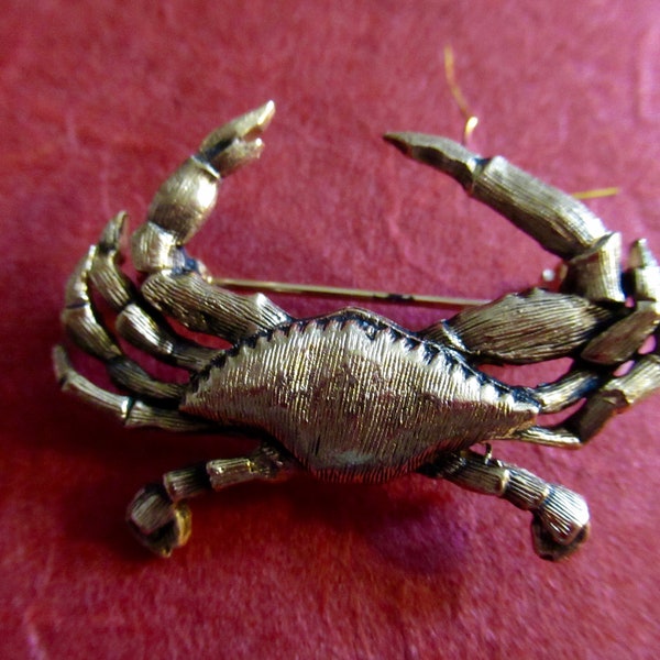 Crab Brooch - Etsy
