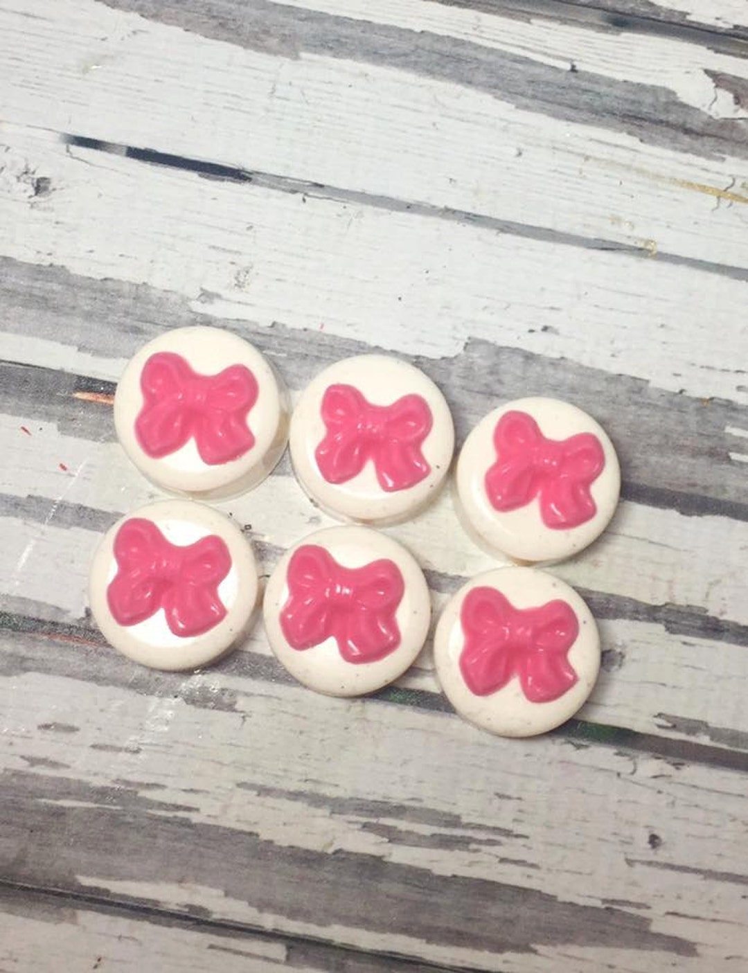 24 Mini Ores Pink Bows Chocolate Covered Oreo Valentines Oreos Roses ...