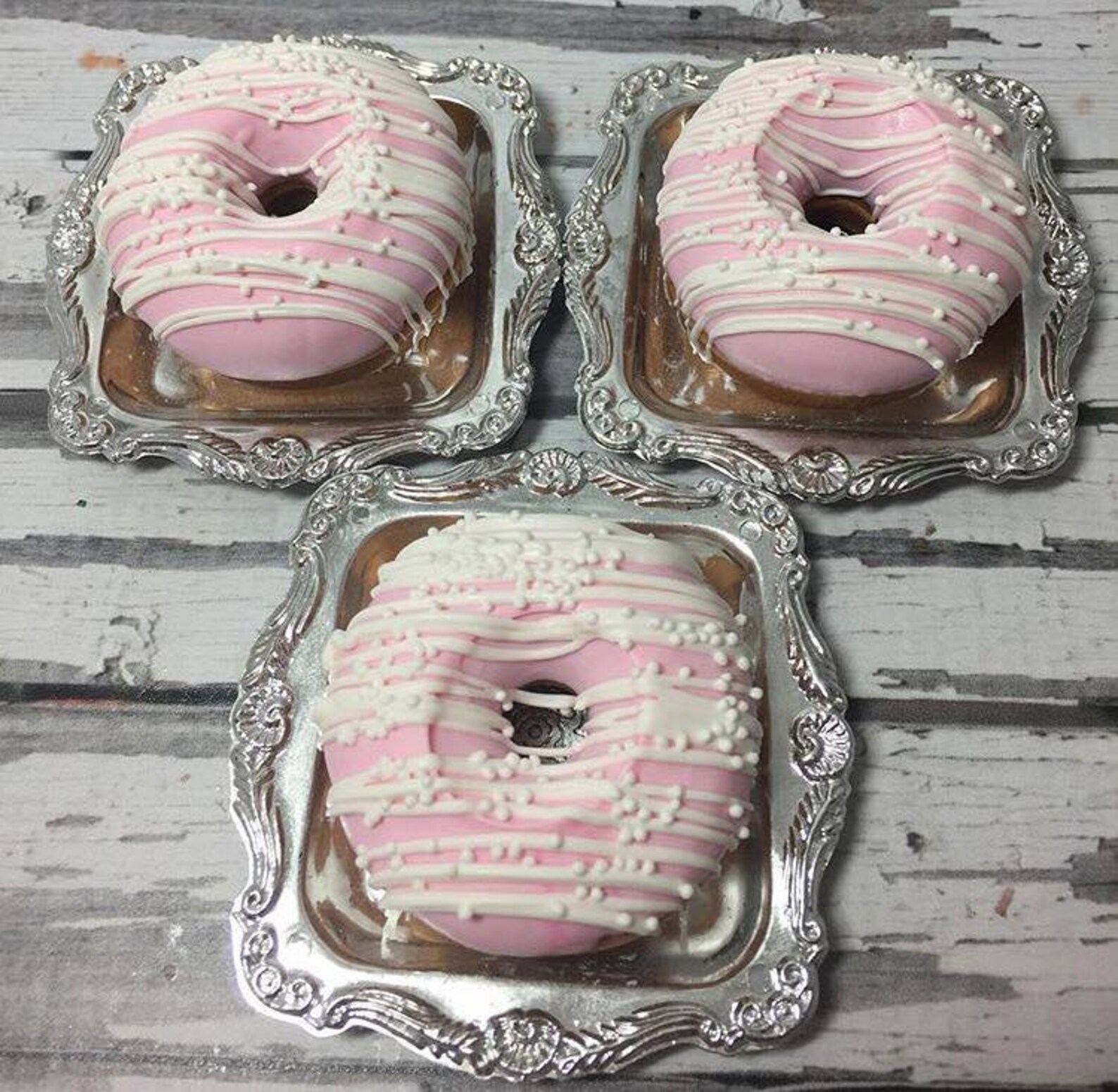 12 Pink Princess Donuts Doughnut Wedding Birthday Bridal Baby | Etsy