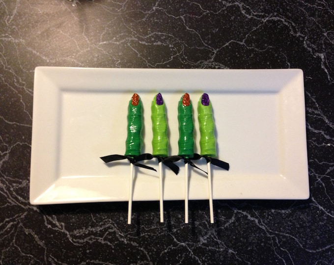 Halloween Witch Finger Tag, Instant Editable Download, Halloween Treat ...