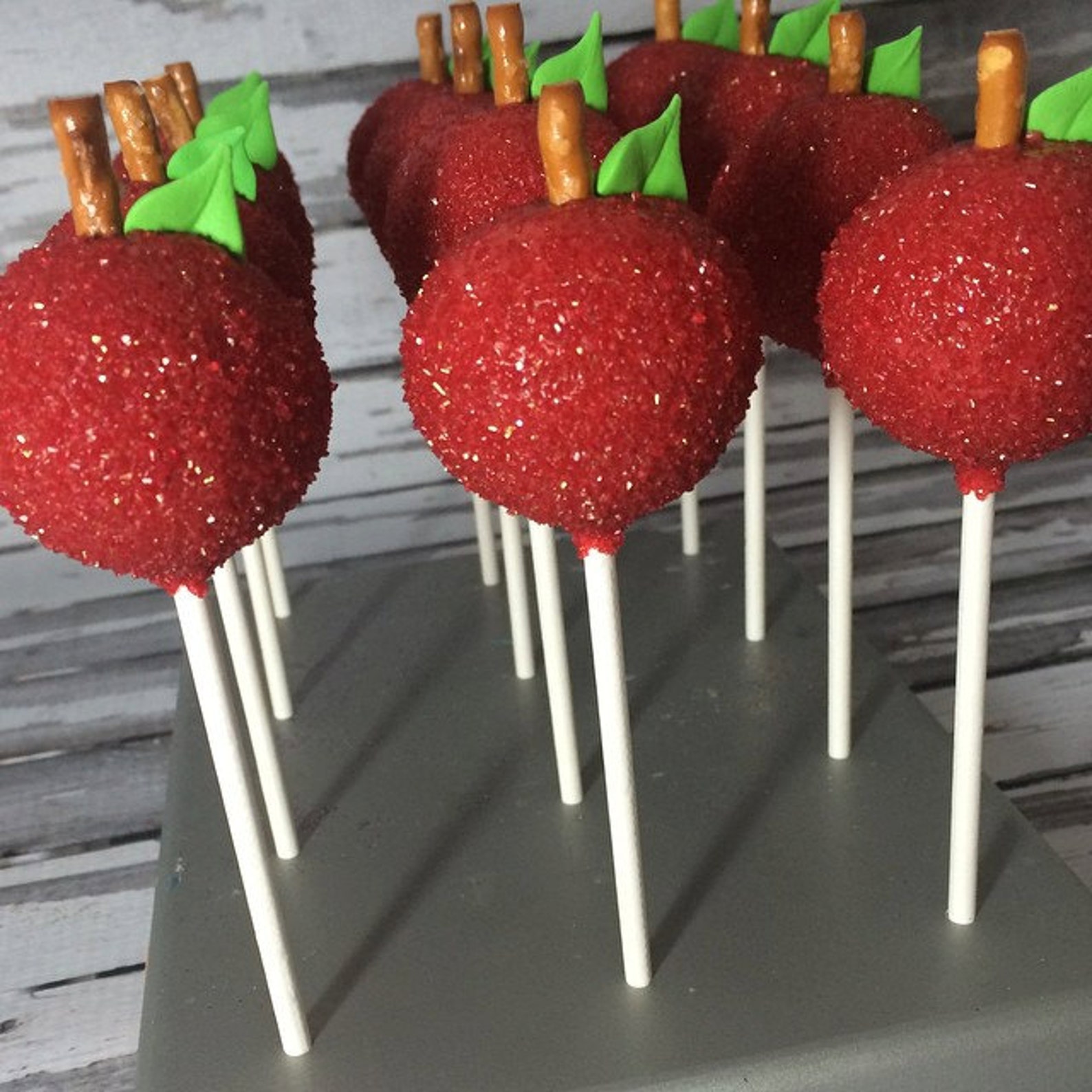 Apple Cake Pops Party Favors Candy Buffets Sweets Table Carnival Circus ...