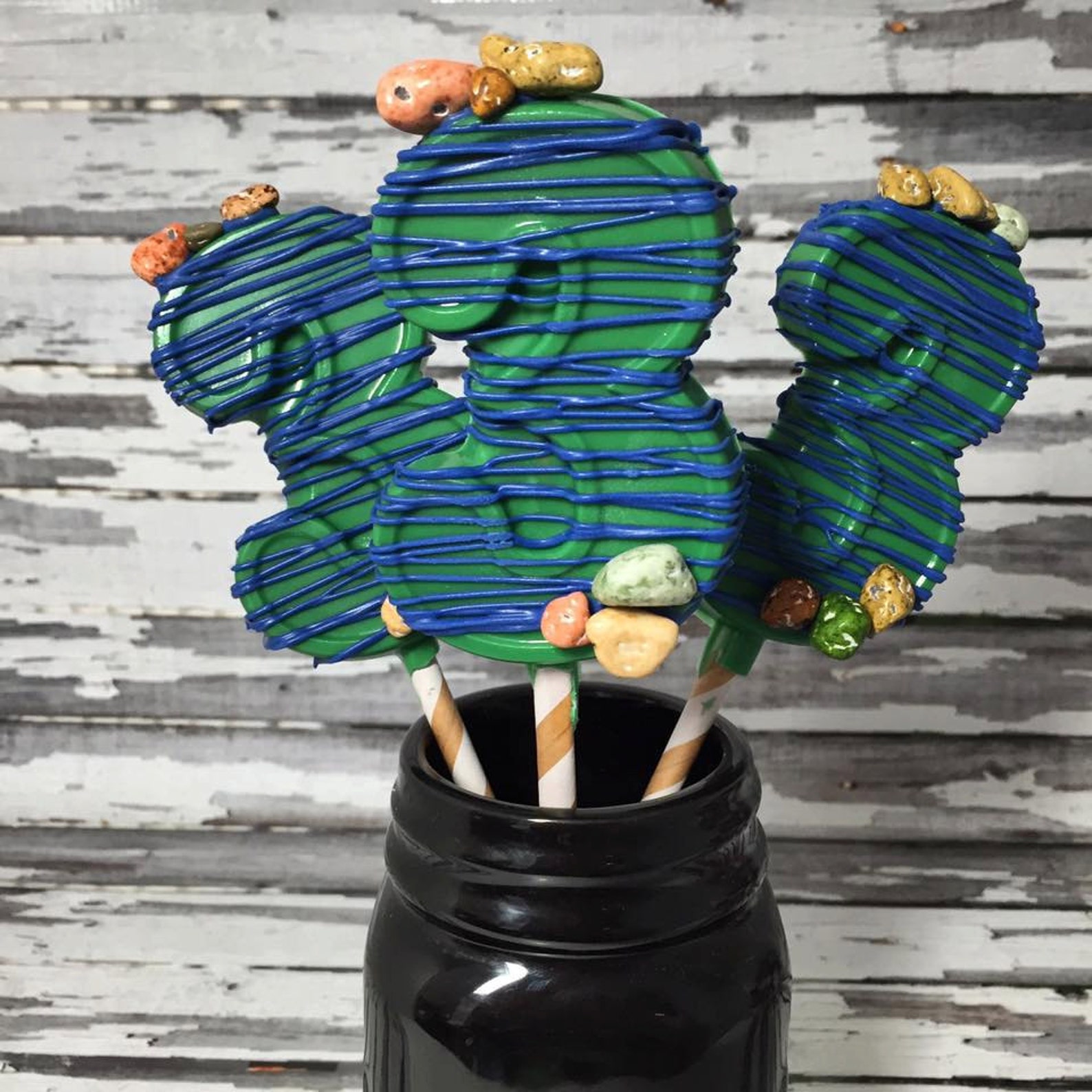 12 Number 3 Three Third Chocolate Birthday Favor Lollipops - Etsy