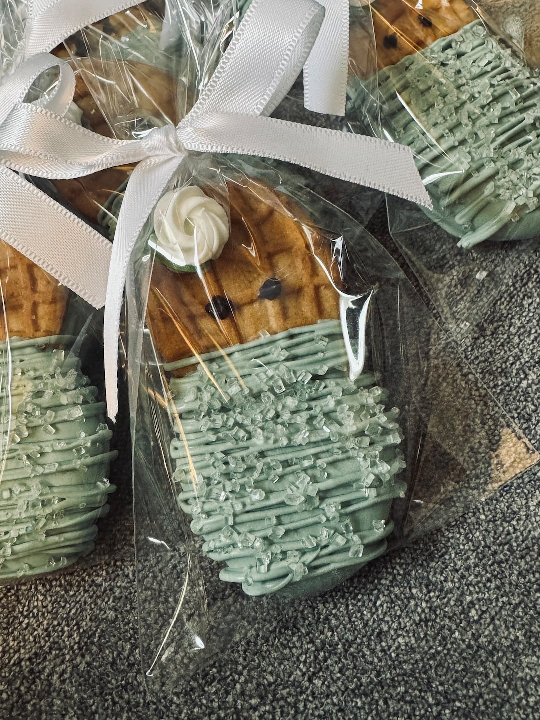 1 Dozen Sage Sugar Nutter Butter Baby Girl Boy Shower Favors Party ...