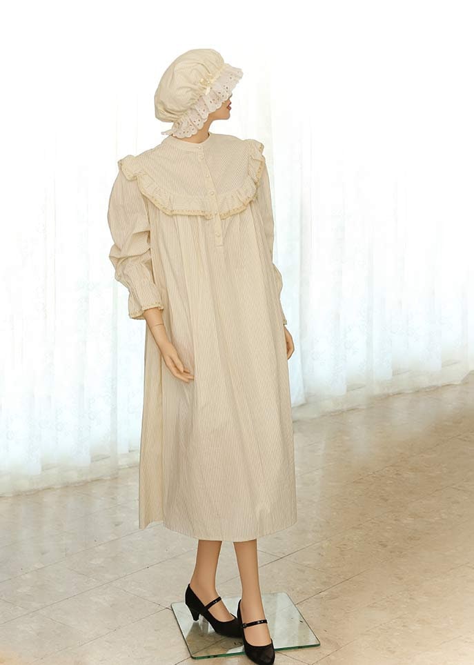 Beautiful Set of Vintage Nightgown and Sleeping Hat - Etsy