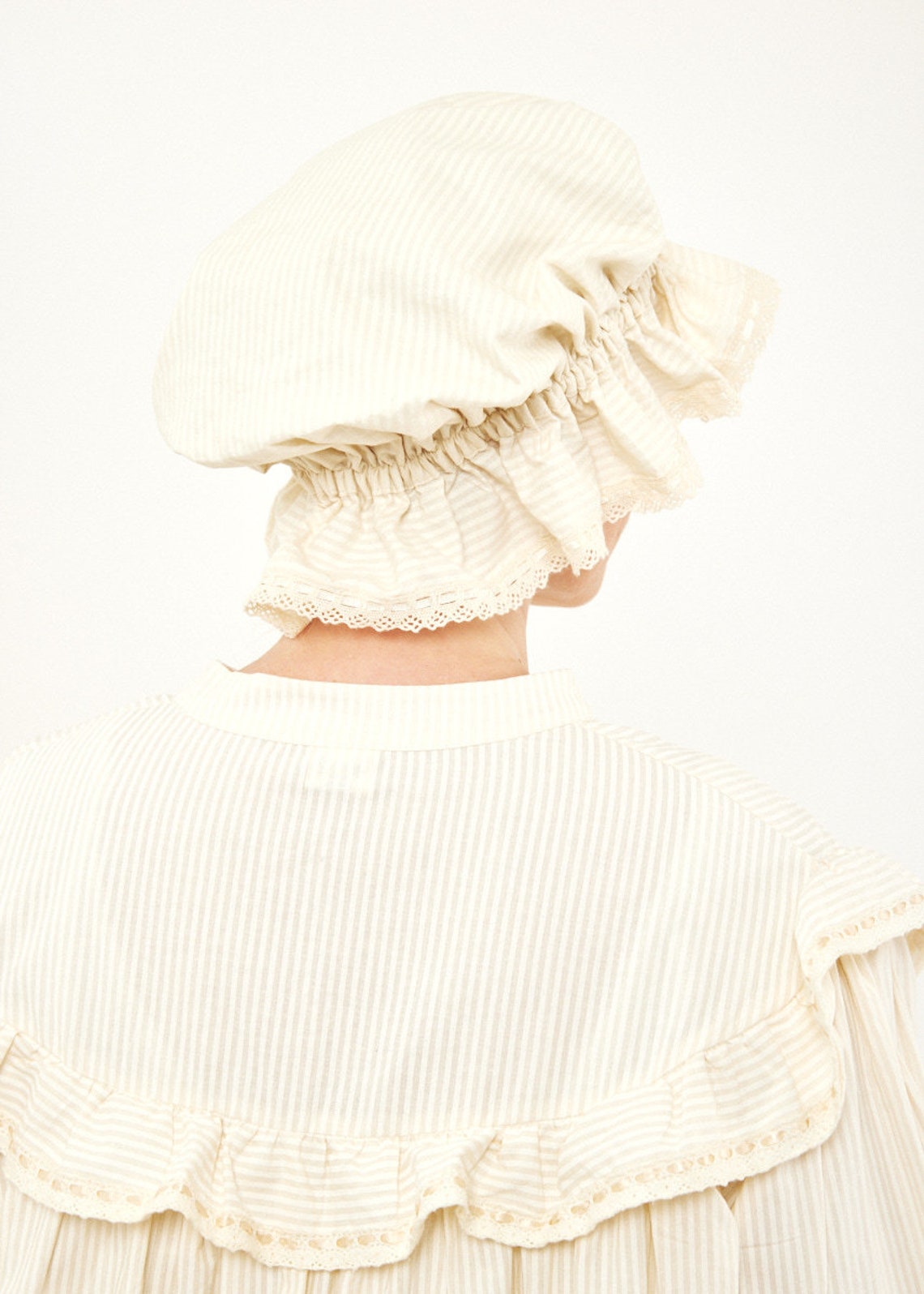 Beautiful Set of Vintage Nightgown and Sleeping Hat - Etsy