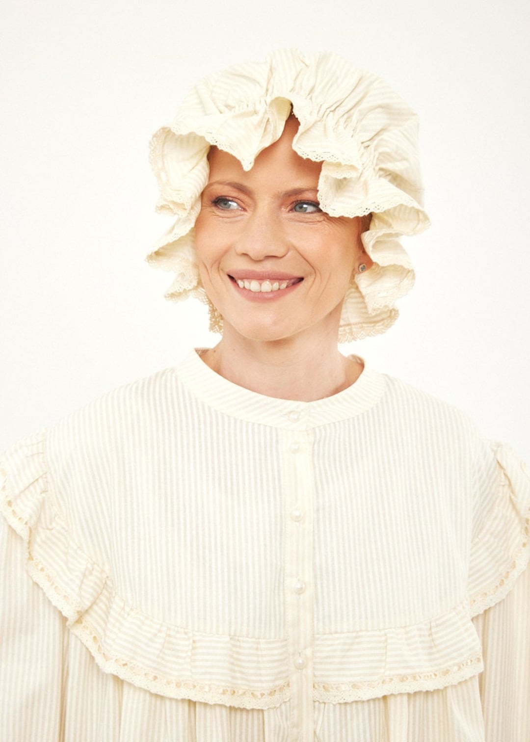 Beautiful Set of Vintage Nightgown and Sleeping Hat - Etsy