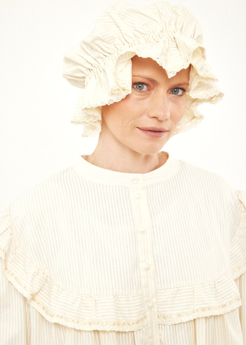 Beautiful Set of Vintage Nightgown and Sleeping Hat - Etsy
