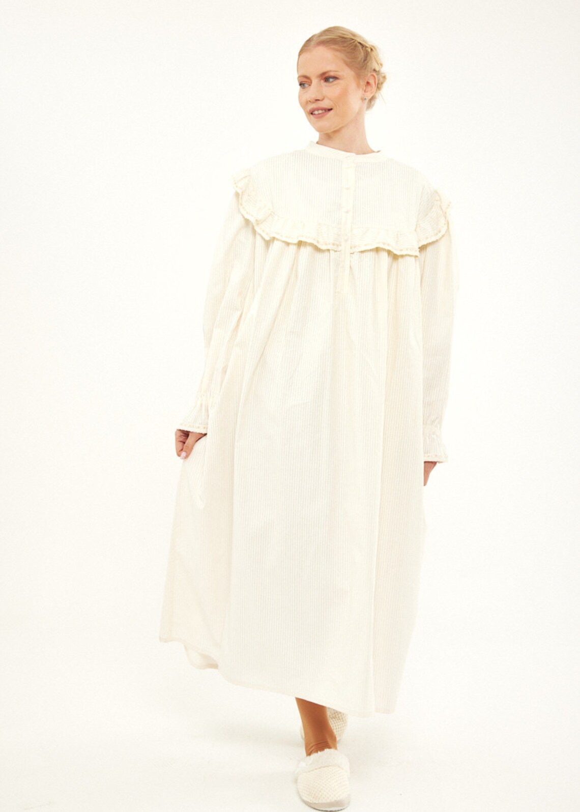 Beautiful Set of Vintage Nightgown and Sleeping Hat - Etsy