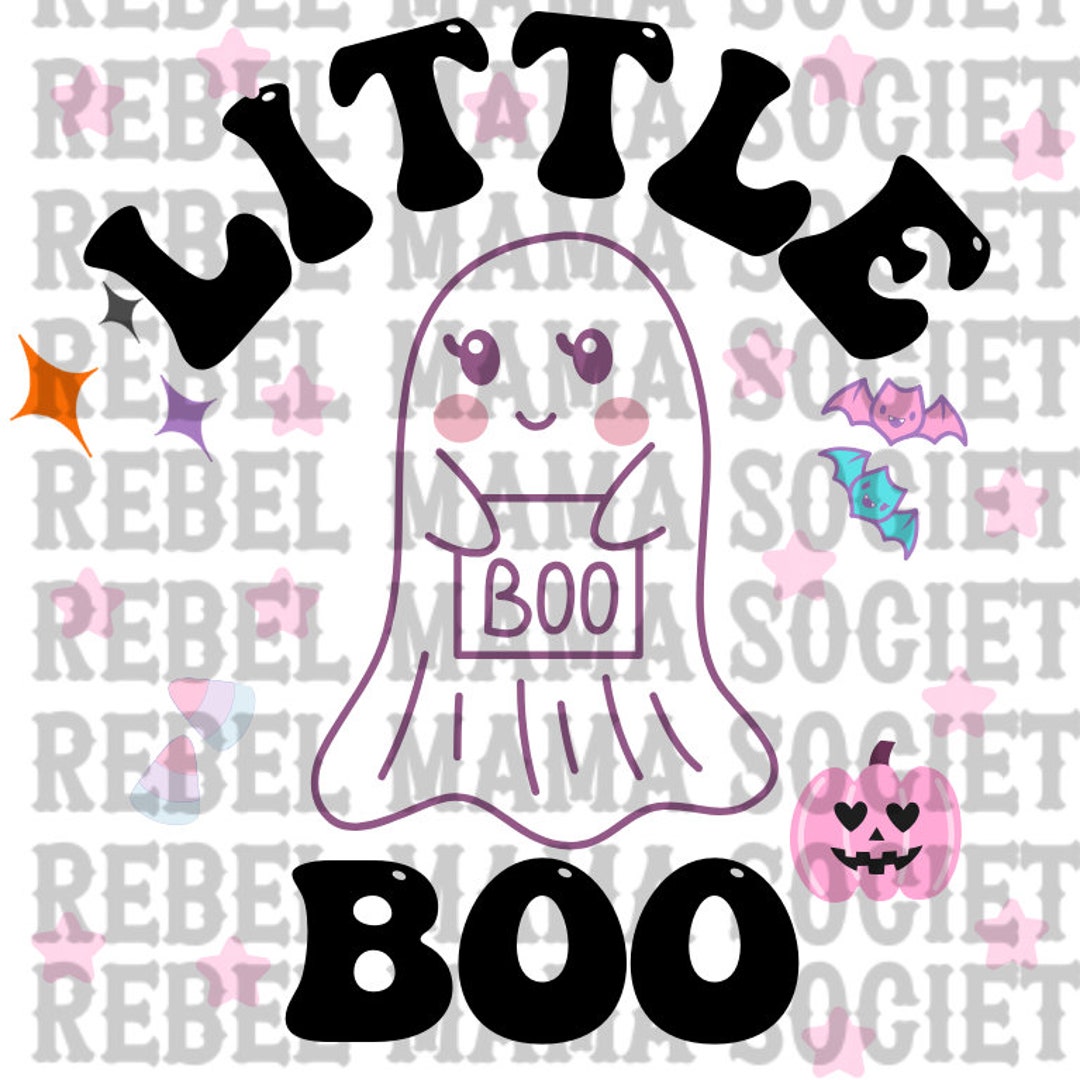 Little Boo Cute Halloween PNG Instant Download - Etsy