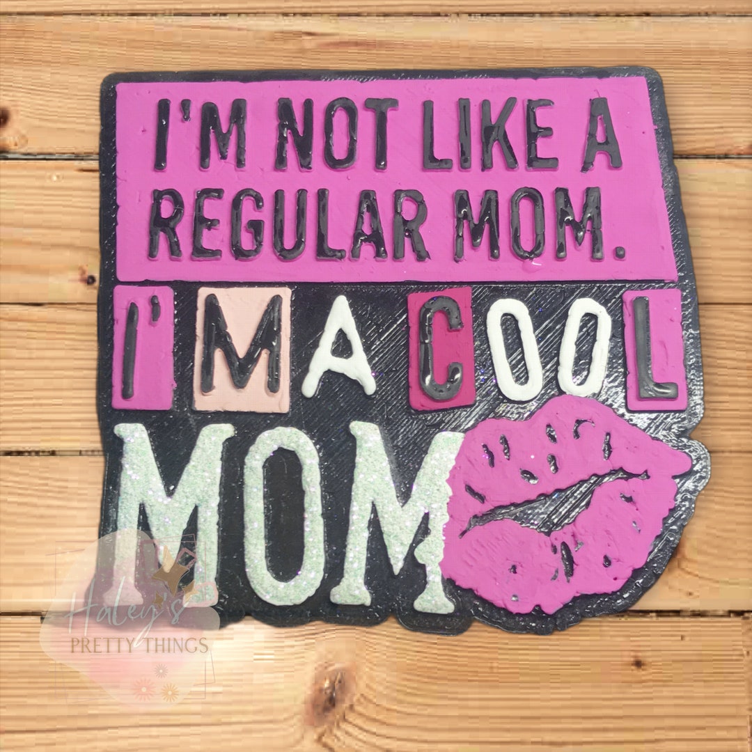 No soy como una mamá normal, soy una mamá genial Car Freshie - Etsy México