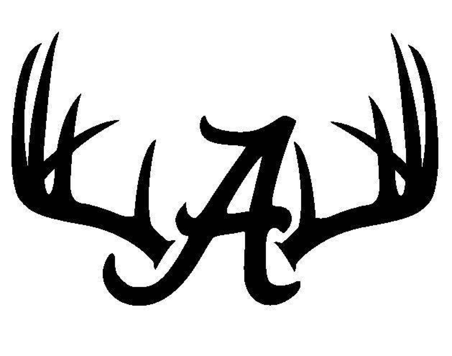 Two (2) Alabama A Deer Hunter Vinyl Decals Free Shipping - Etsy
