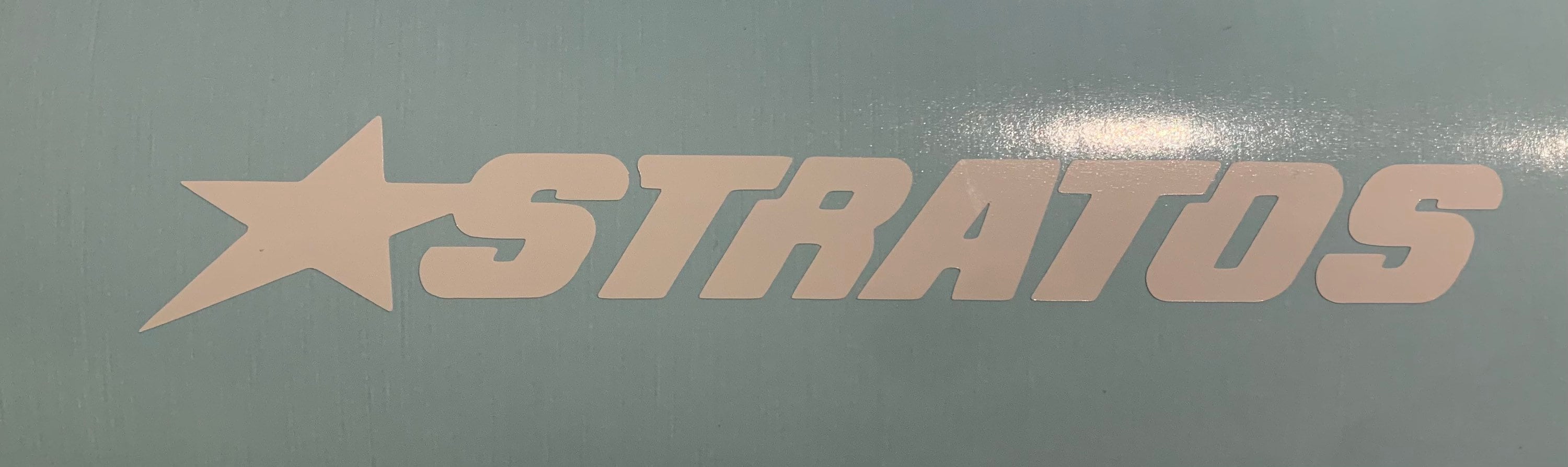 Two (2) Stratos Bass Boats Vinyl Decals Stickers Free Shipping - Etsy