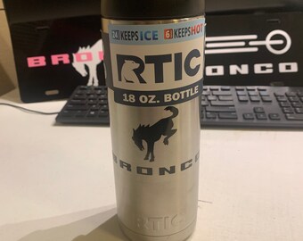 Bronco Water Bottle - Etsy
