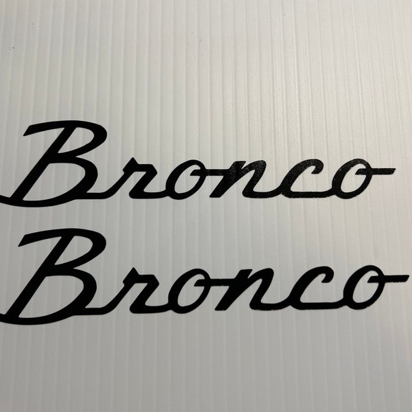 Ford Bronco Script - Etsy