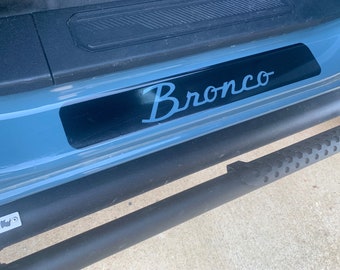 Bronco Script Decal - Etsy