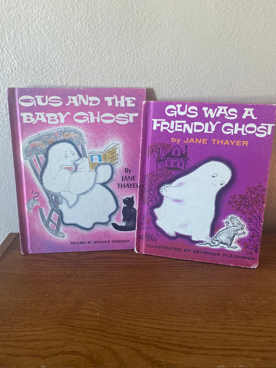 Gus the Ghost Books set of 2 by Jane Thayer - Etsy