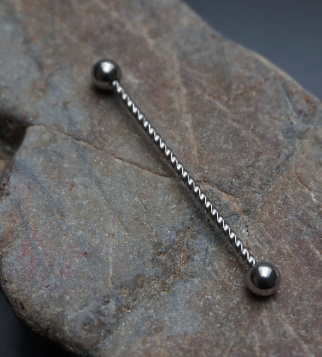 14g Industrial Barbell Jewellery, Industrial Barbell Piercing, Scaffold ...