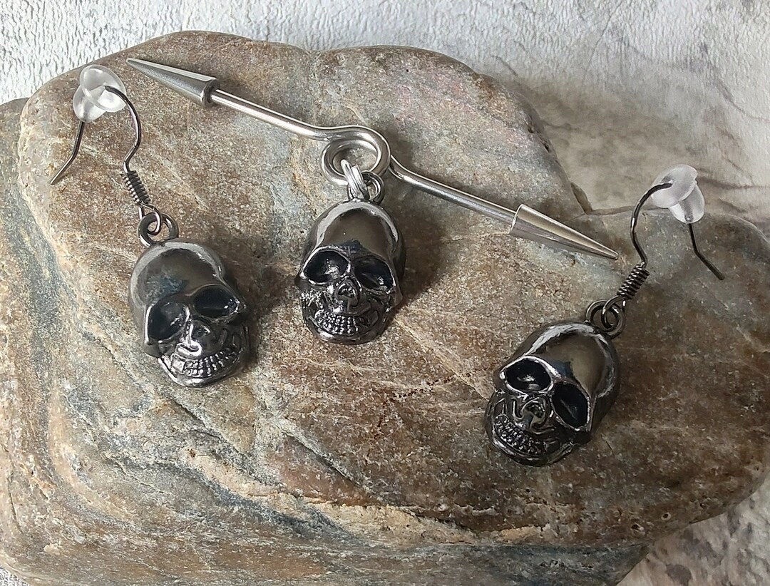 14g 38mm Spike Industrial Bar, Industrial Piercing, Scaffold Piercing ...