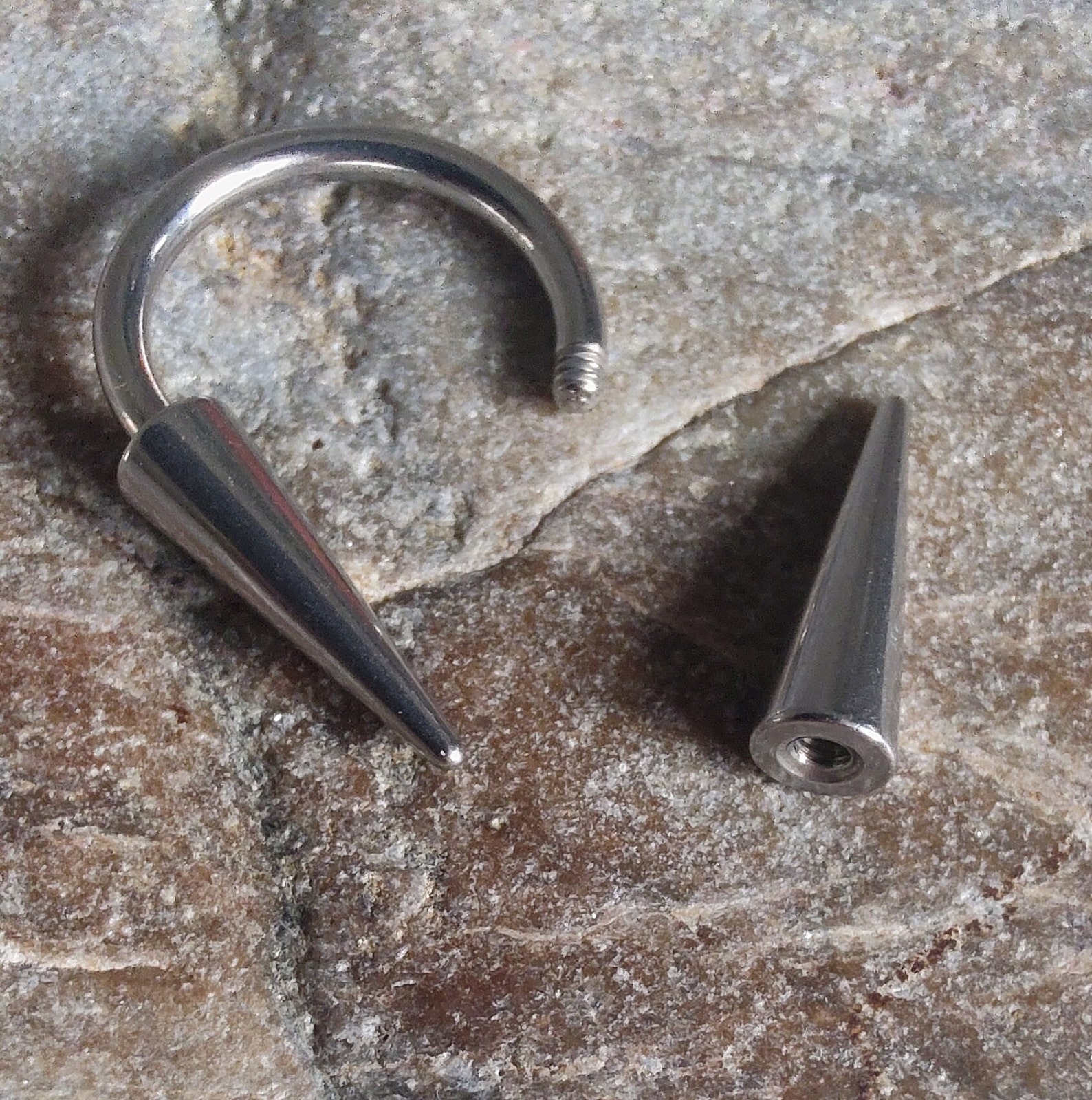 14g Long Spiked Septum, 10mm Septum, 11mm Septum, Long Spiked Septum ...