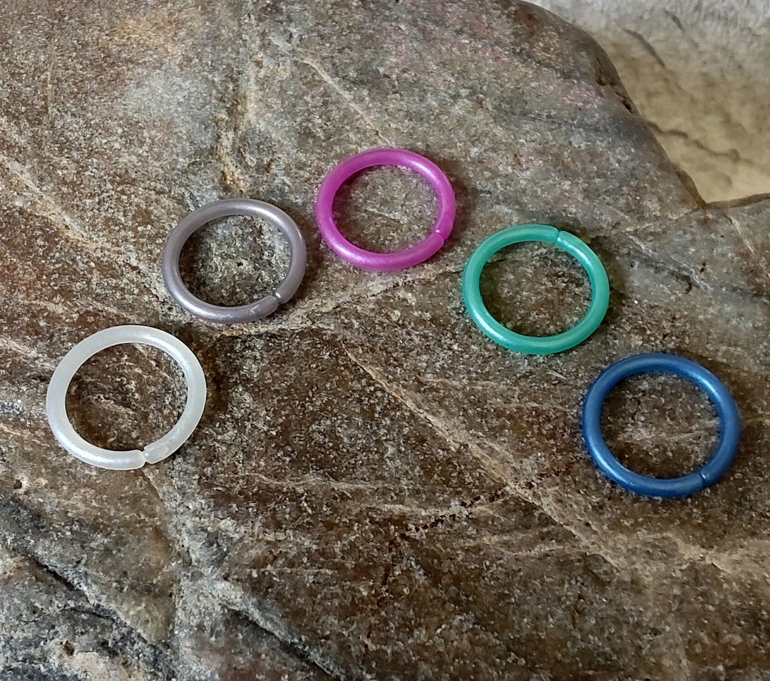 Colourful Bio Flex Hoops, Colourful Nose Ring, Retainer Hoop, Seamless ...