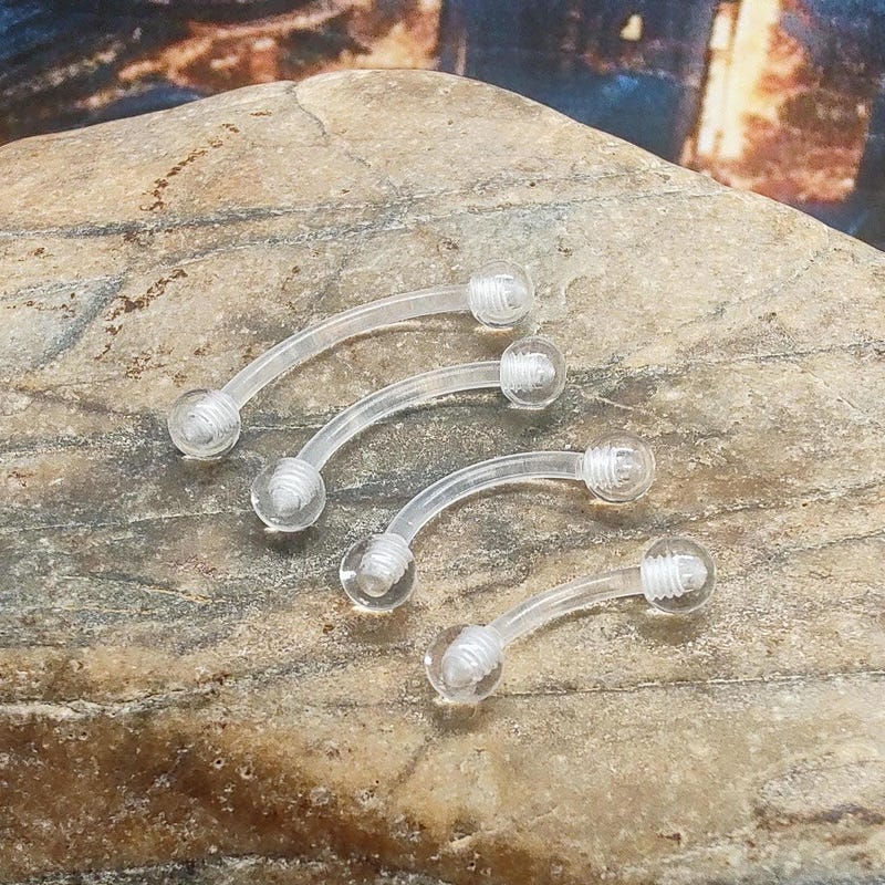 Acrylic Piercing Bar - Etsy UK