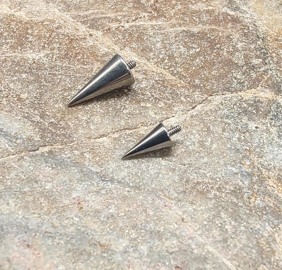 16g Internally Threaded Spikes, Replacement Barbell Spikes, Replacement ...