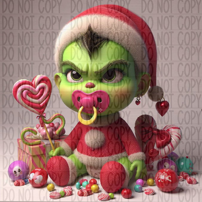 Baby Grinch Set 1 - Etsy