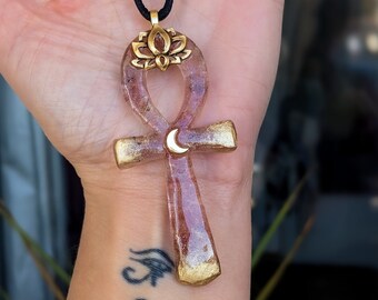 Ankh Cross Lotus - Etsy