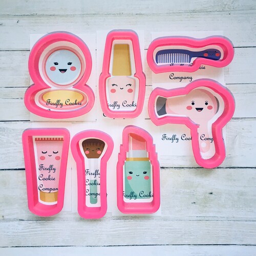 Spa Cookie Cutter Set Birthday Theme Etsy