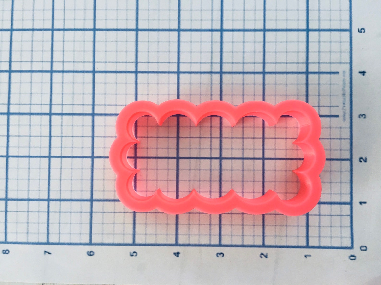 Bubble Rectangle Cookie Cutter Plaque | Etsy