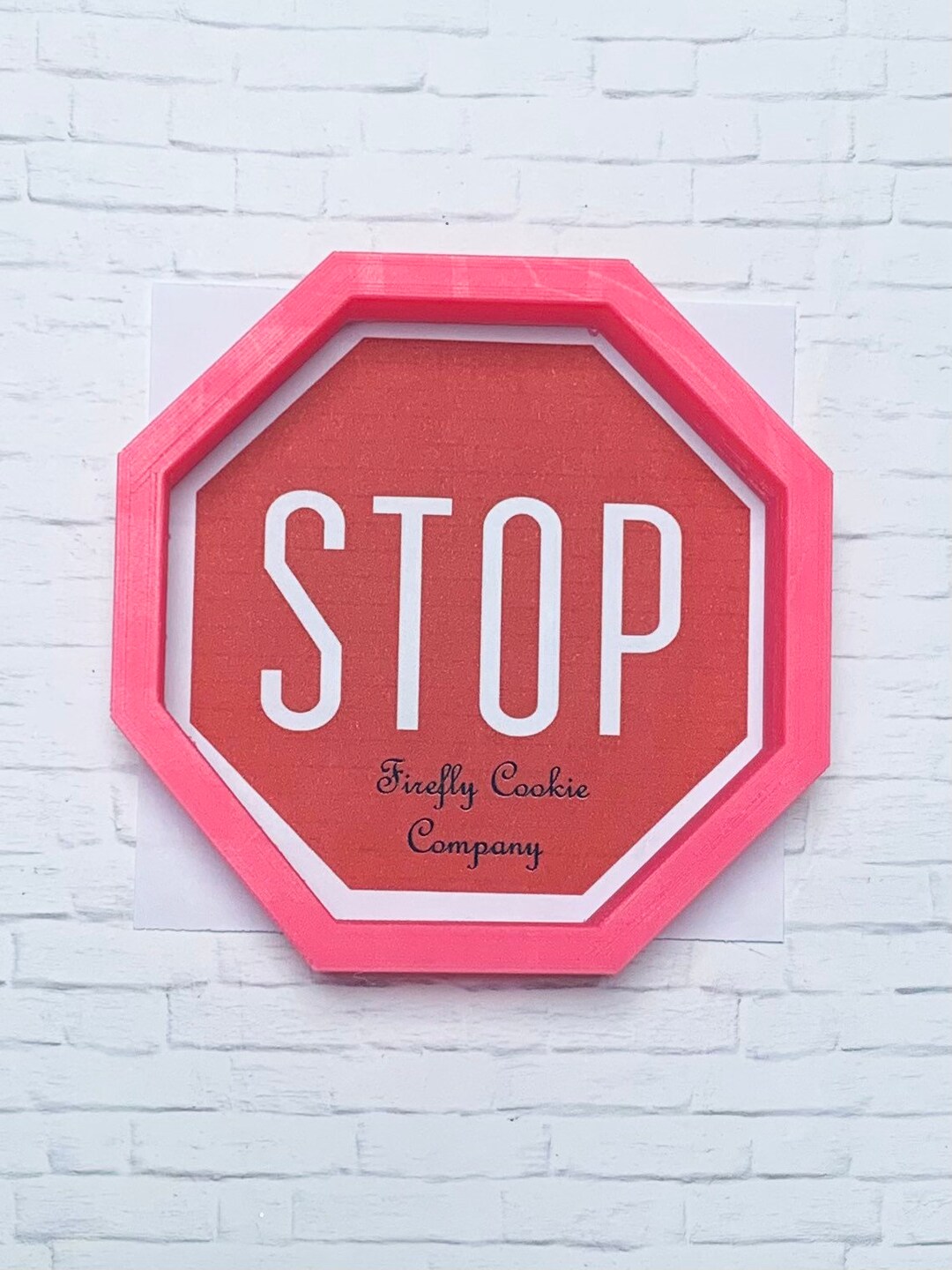 Stop Sign Cookie Cutter Birthday - Etsy