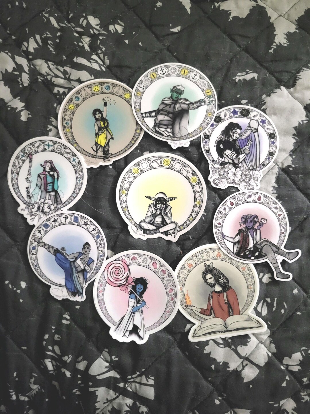 Mighty Nein Stickers! - Etsy