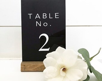 Black Table Numbers | Etsy