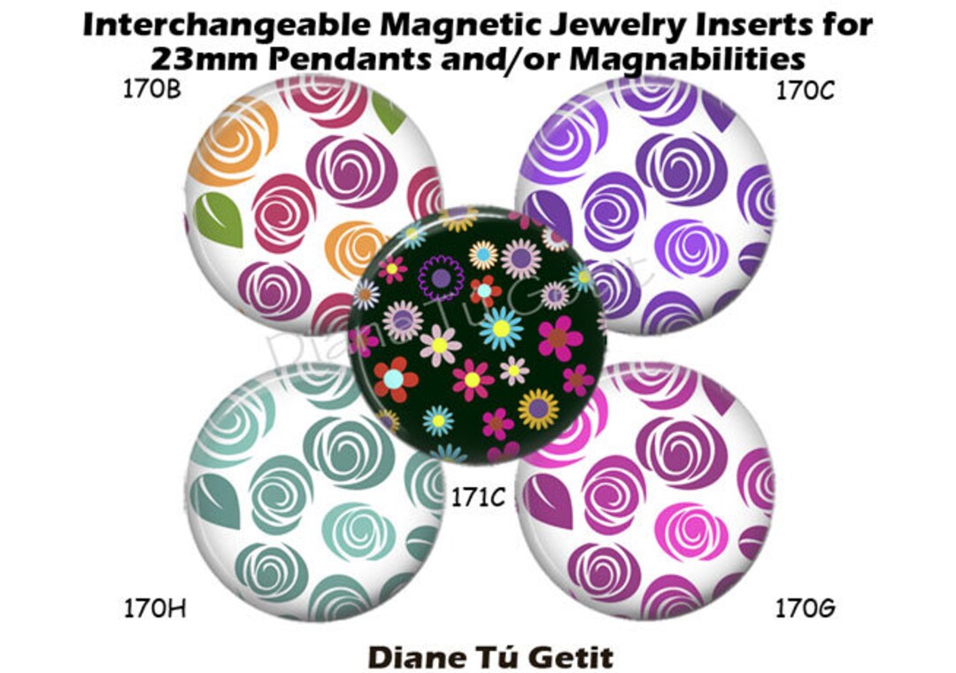 Magnet Jewelry Inserts, Magnet Inserts Fits Magnabilities ...