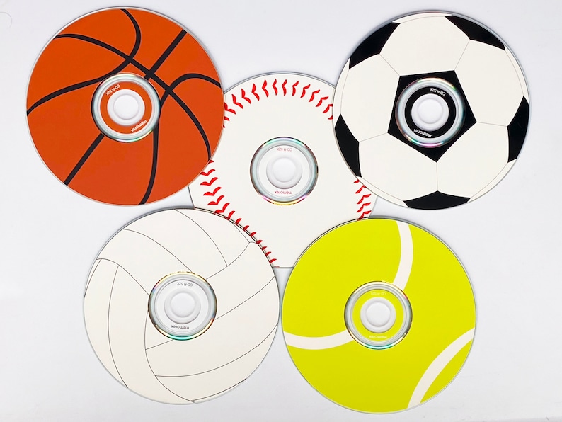 Sports Ball Cd-rs - Etsy