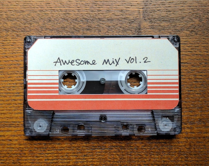 Awesome Mix Vol. 2 Cassette Prop Replica - Etsy
