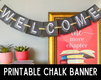 Welcome Back Banner Back to School Banner Classroom Decor - Etsy