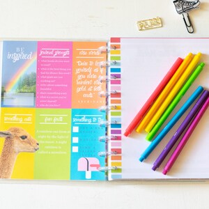 Printable Happy Planner Inserts, Planner Inserts, Rainbow Day Planner ...