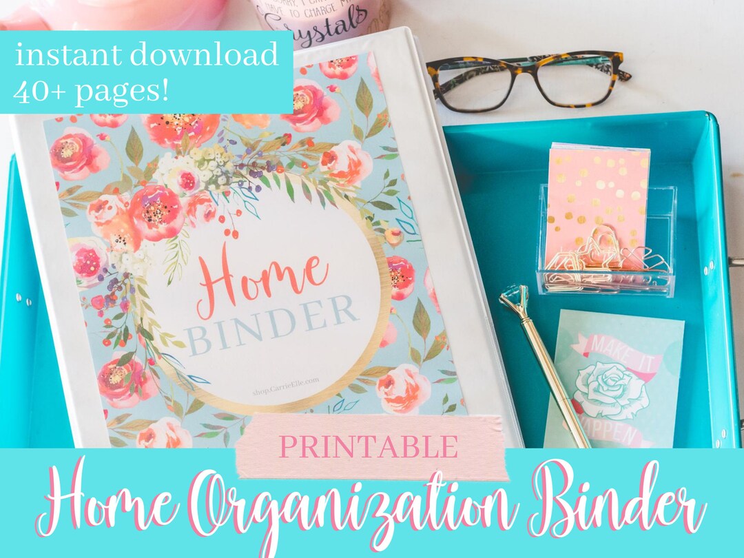 Printable Home Organization Binder, Home Binder, Home Planner, Big ...