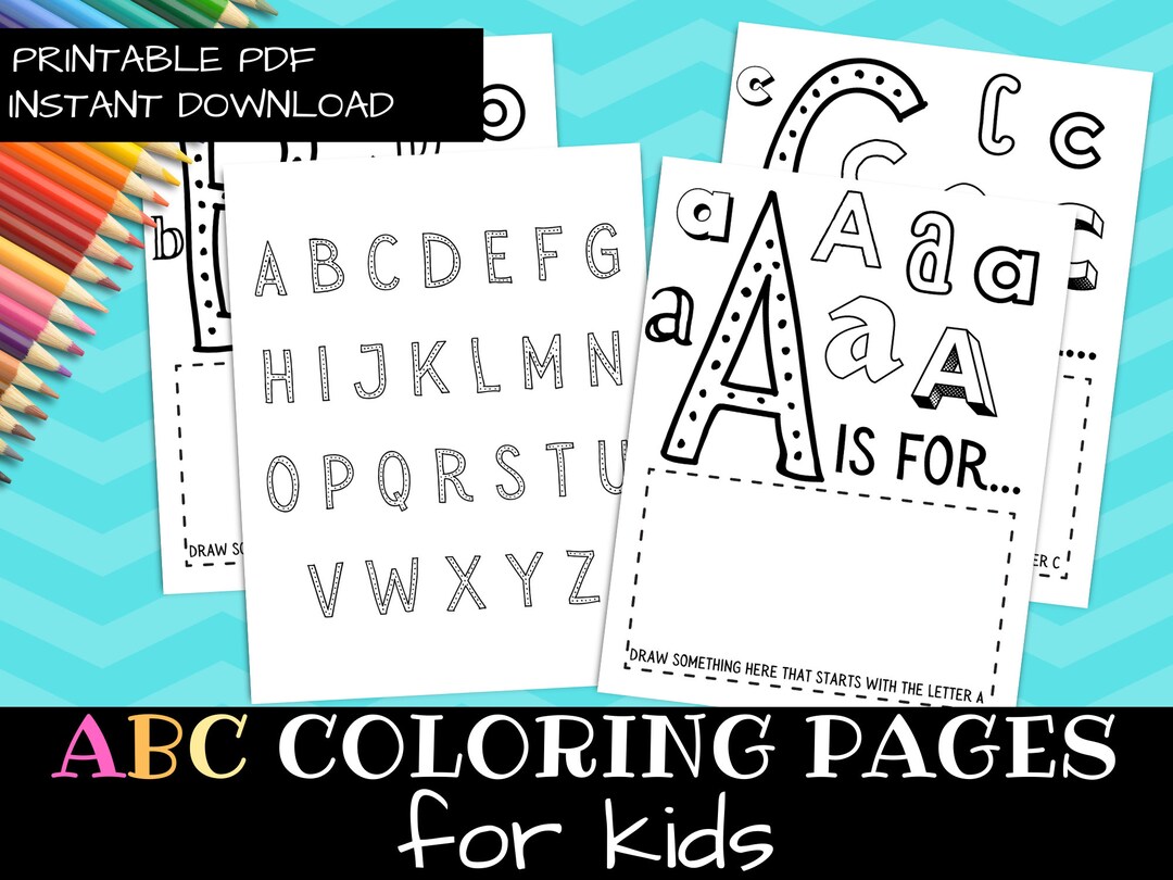 Printable ABC Coloring Pages for Kids, Printable Coloring Pages ...