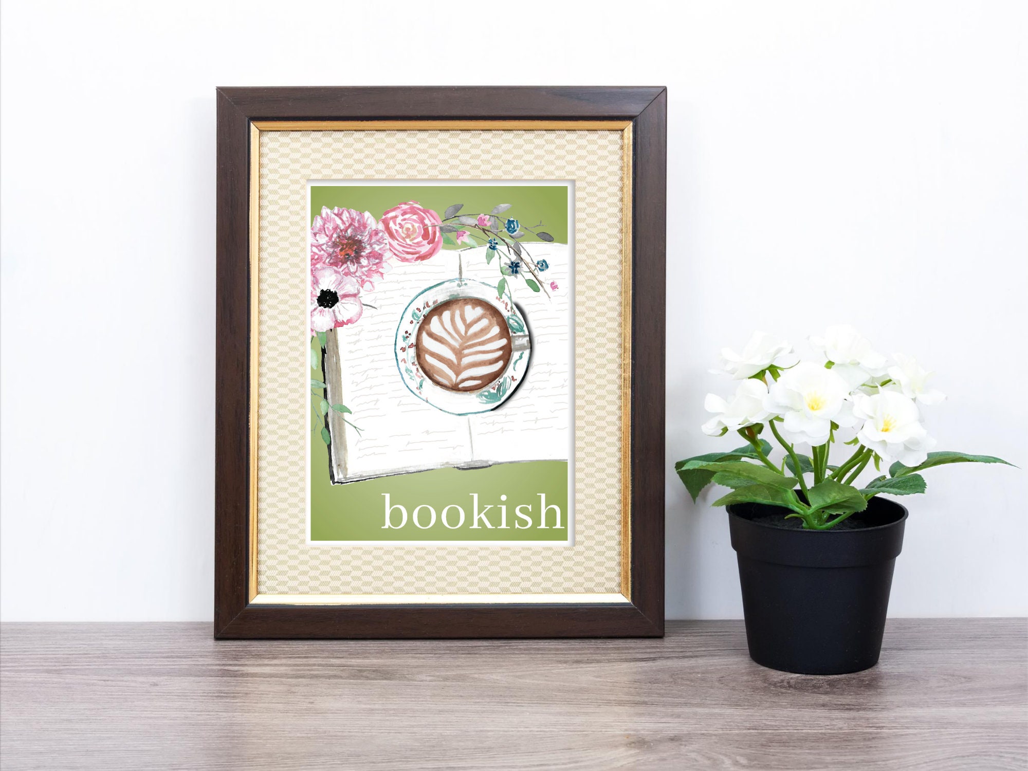 Printable Bookish Wall Art, Bookish 8x10, Book Wall Art Printable, Book ...