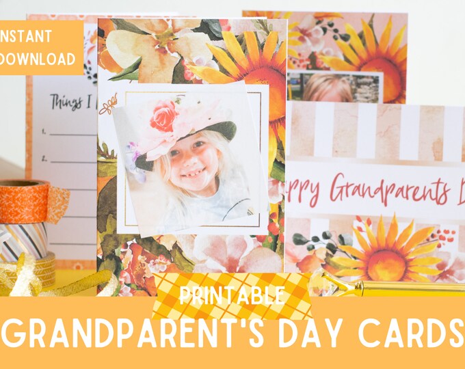 Printable Grandparent's Day Cards Printable | Etsy