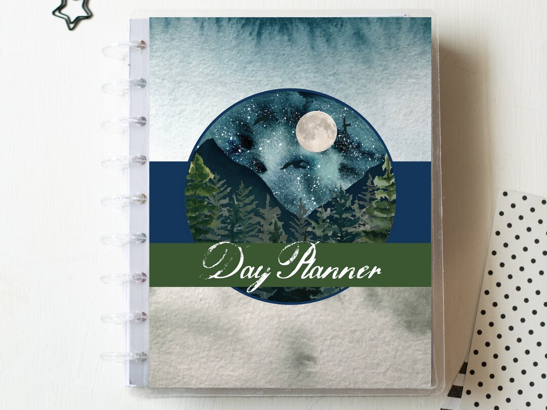 Moon Happy Planner Inserts: Printable Day Planner (PDF) - Etsy