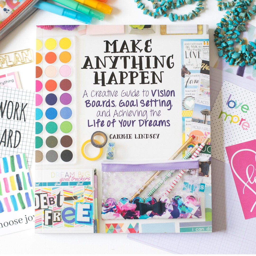 Signed Vision Board Book: Interactive Goal Setting Journal - Etsy