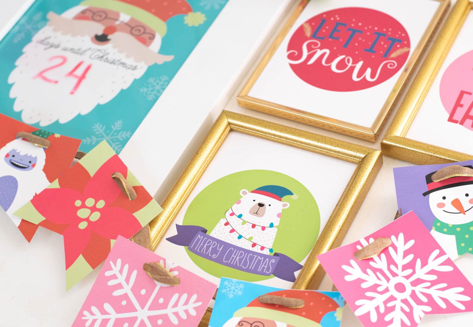 Printable Christmas Countdown Printable Christmas Decor | Etsy