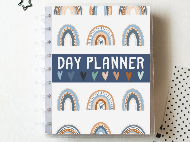 Boho Rainbow Planner Inserts: Neutral Happy Planner (printable PDF) - Etsy