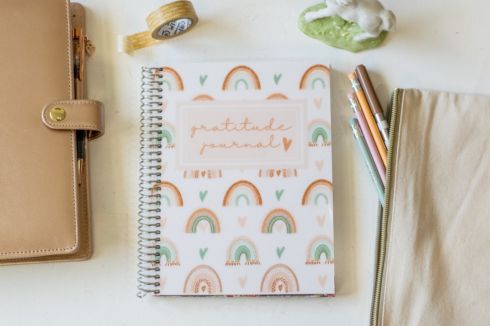 Gratitude Journal, Gratitude Journal With Coil, Rainbow Gratitude ...