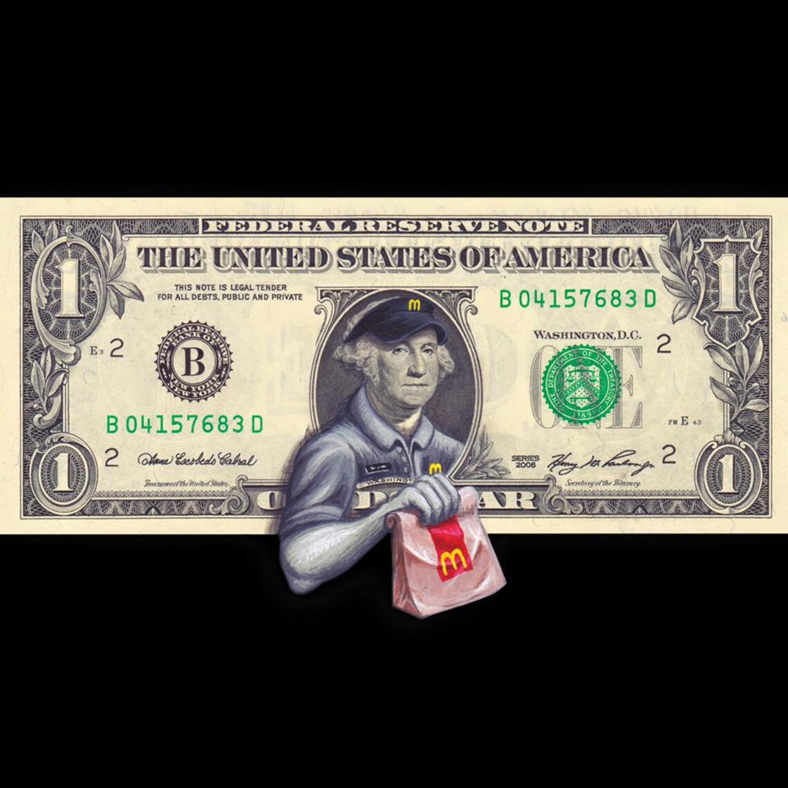The Dollar Menu (sticker Print) - Etsy