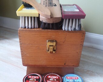 Shoe shine box | Etsy