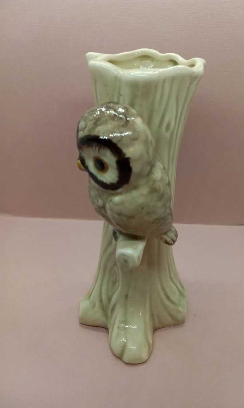 OMC Japan Owl and Tree Figurine - Etsy